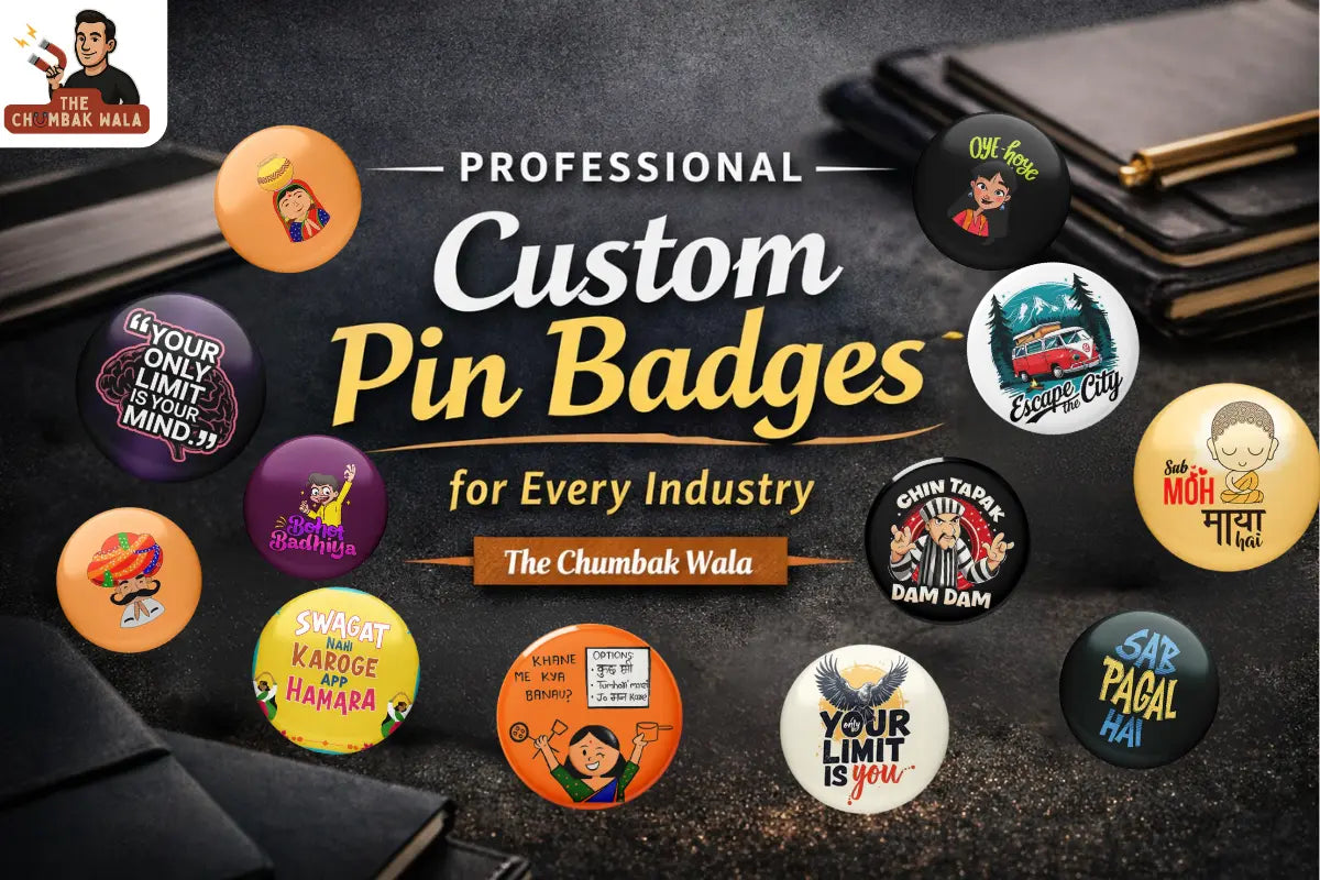 Professional Custom Pin Badges for Every Industry | The Chumbak Wala ...